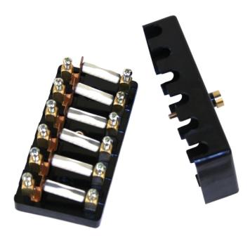 FUSE BOX, 6 X BULLET | Kingfisher Kustoms